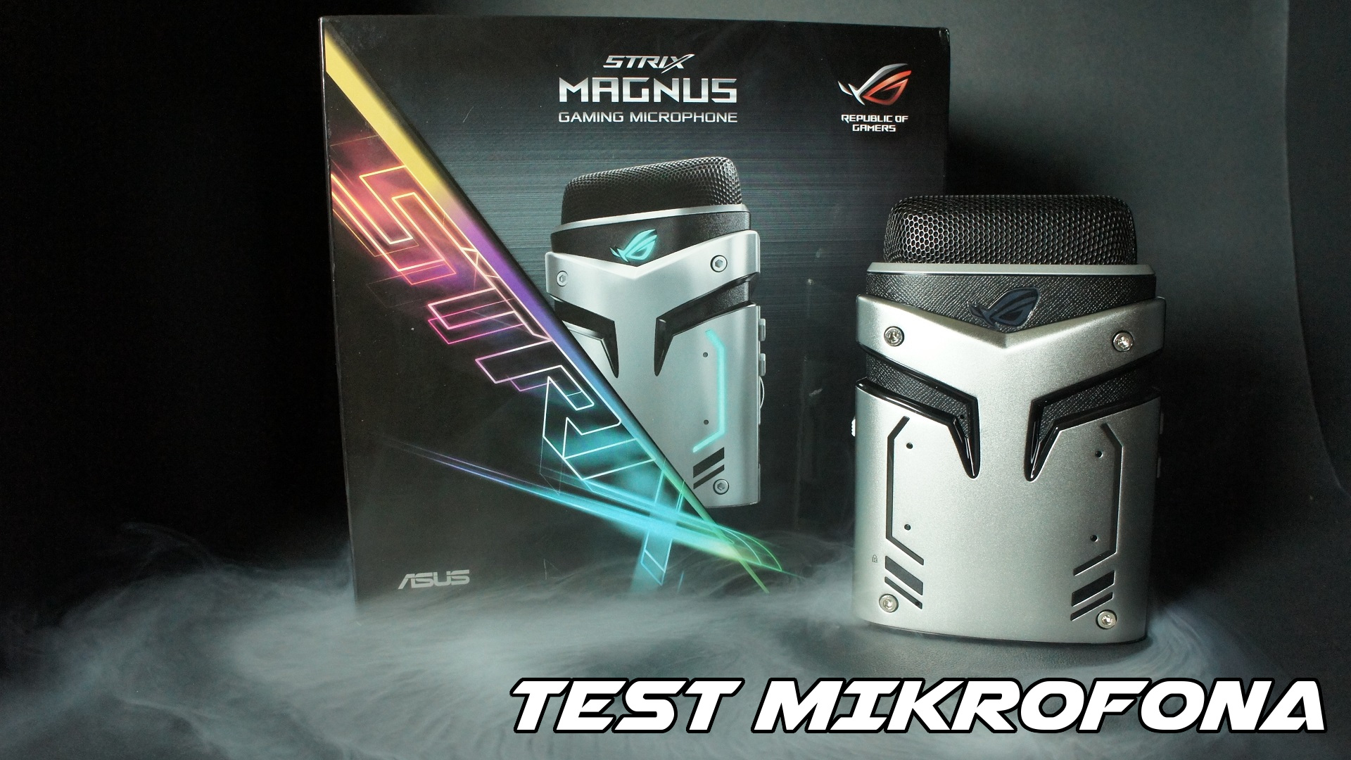 Test mikrofona: Asus ROG Strix Magnus
