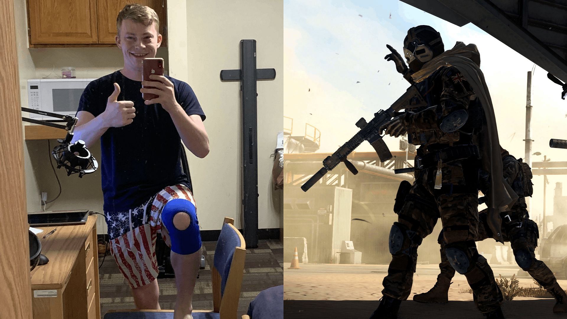 Call of Duty streamer si je med igranjem dejansko izpahnil koleno