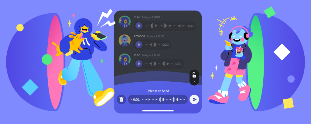 Discord zdaj omogoča pošiljanje zvočnih sporočil